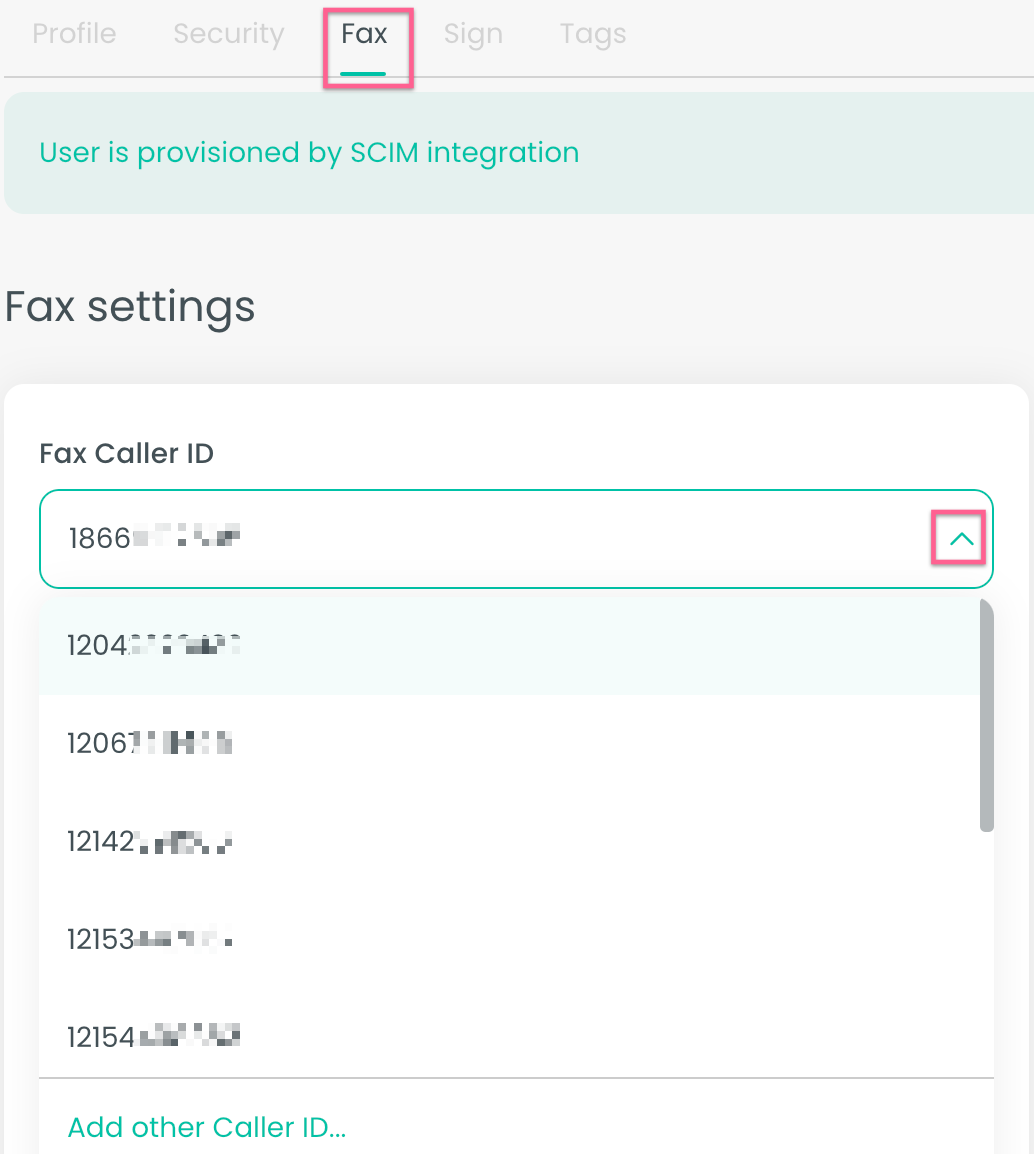 Setting Caller ID – Documo