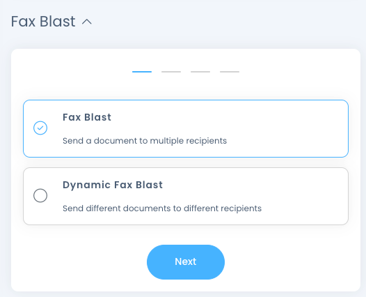Bulk Fax Sending (Fax Blast and Dynamic Fax Blast) – Documo