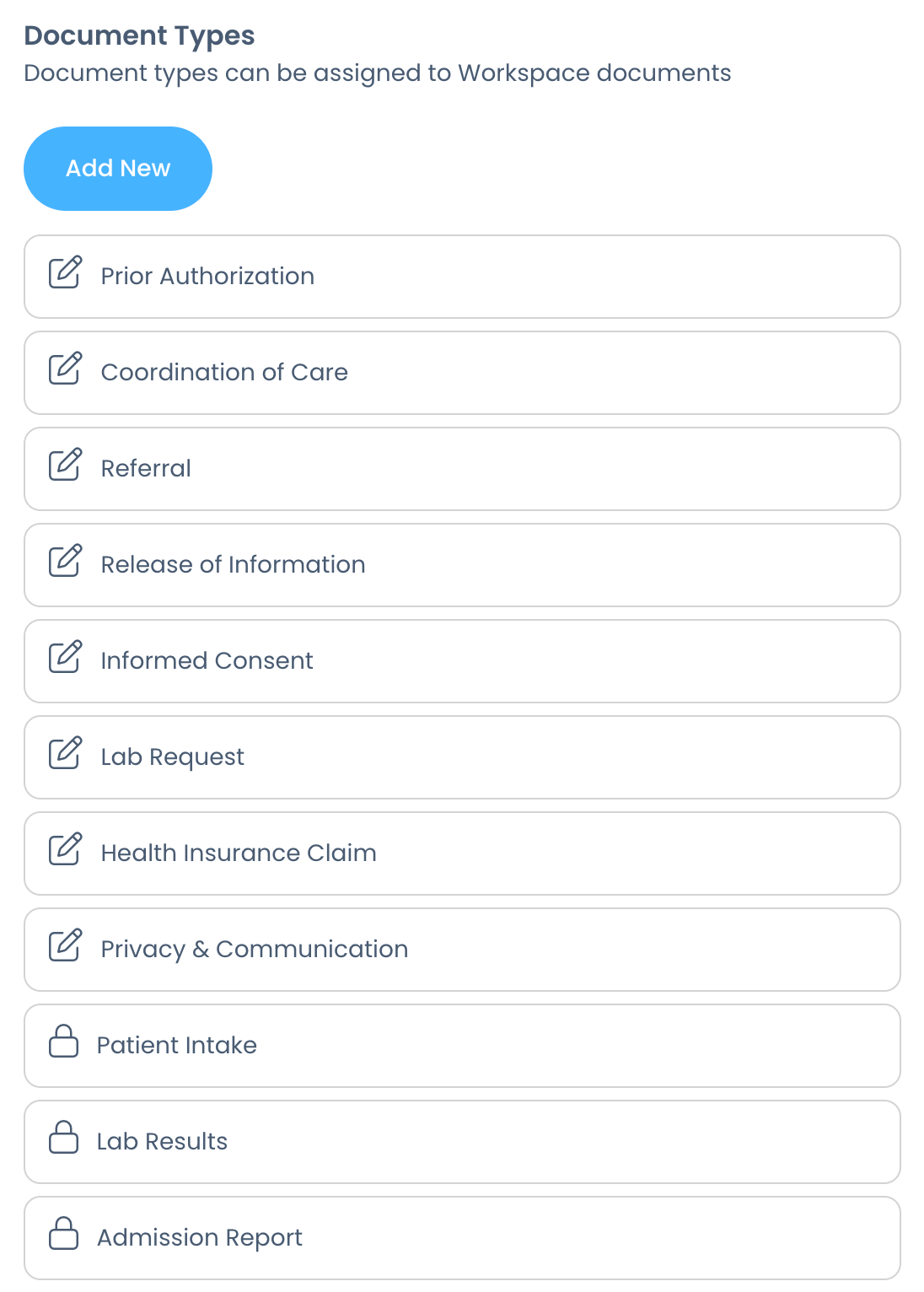 Workspaces – Documo